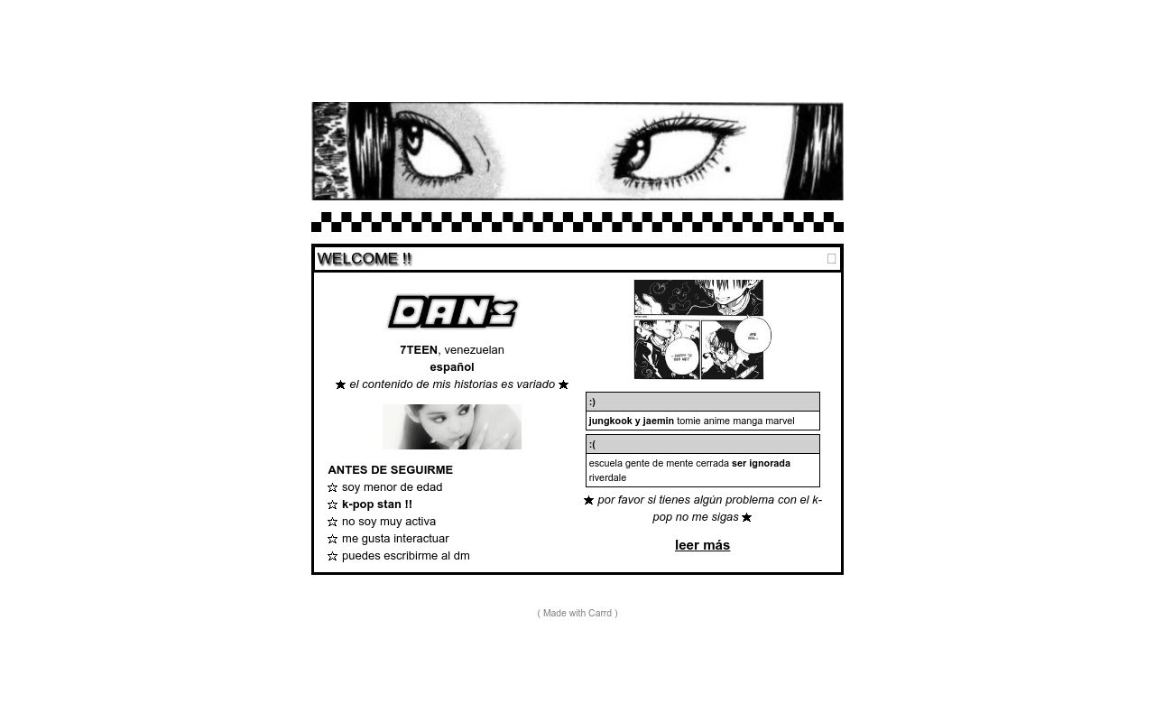 wattpad carrd